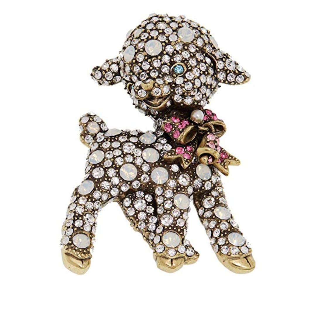 Heidi Daus Mairzy Doats Little Lamb Pin Brooch Very Cute & Adorable - Etsy