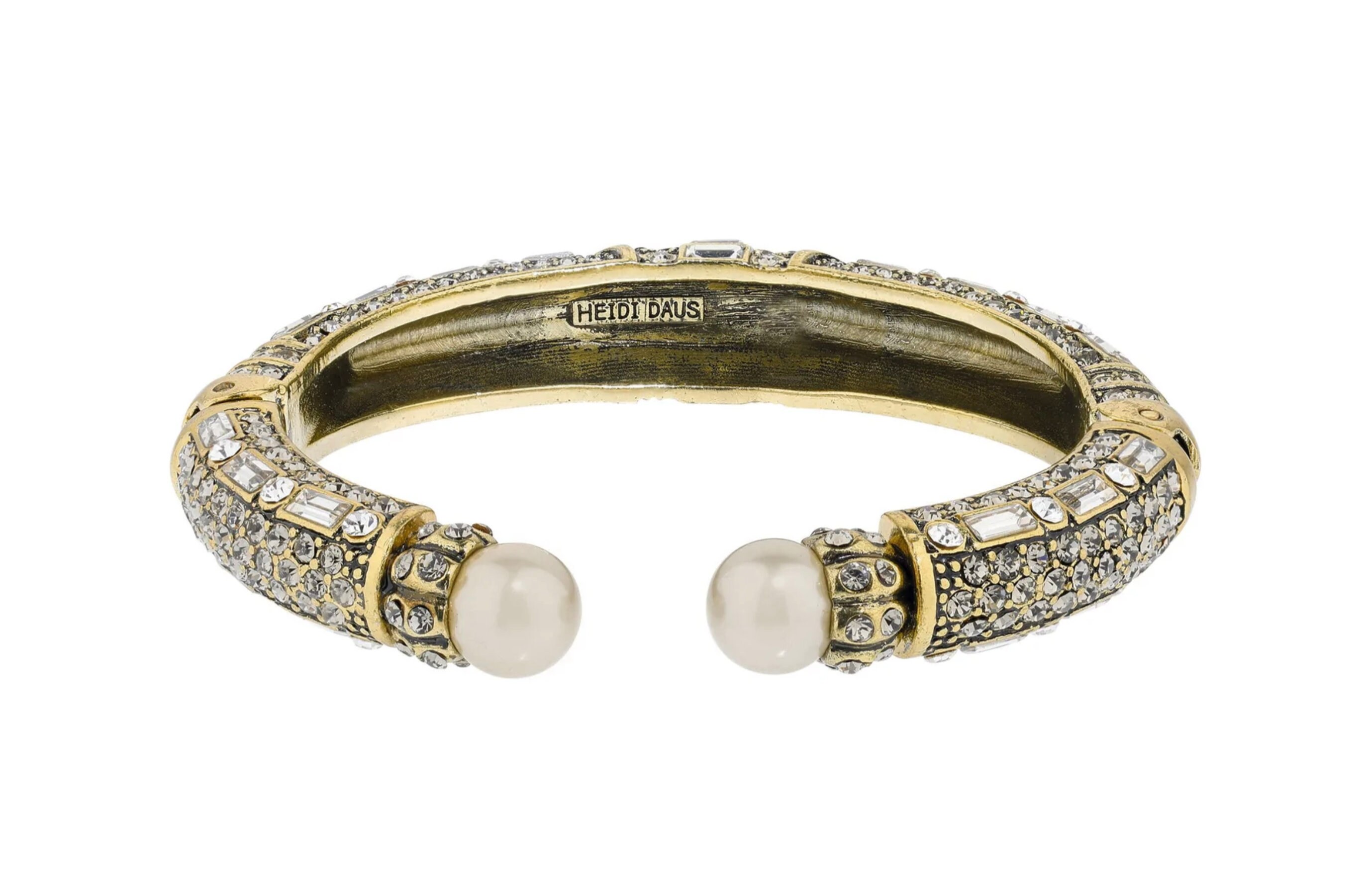 Heidi Daus Lavish Layers Beaded Crystal Pearl Cap Cuff - Etsy