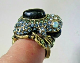 Heidi Daus Frog Ring - Etsy
