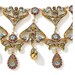 Heidi Daus Seductive Fantasy Gold Choker Dangle Beaded Necklace ...