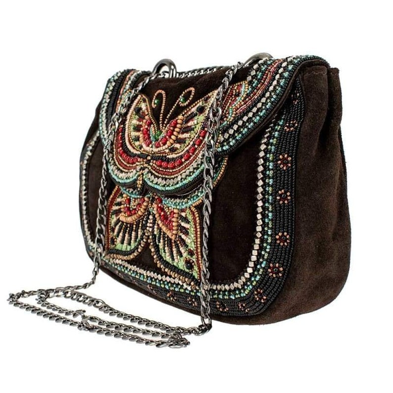 Mary Frances Flitter Suede Crossbody Handbag New With Tags - Etsy