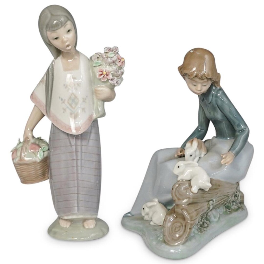 Lladro Glossy Finish Set of Two Lladro & Nao by Lladro -lladro ...