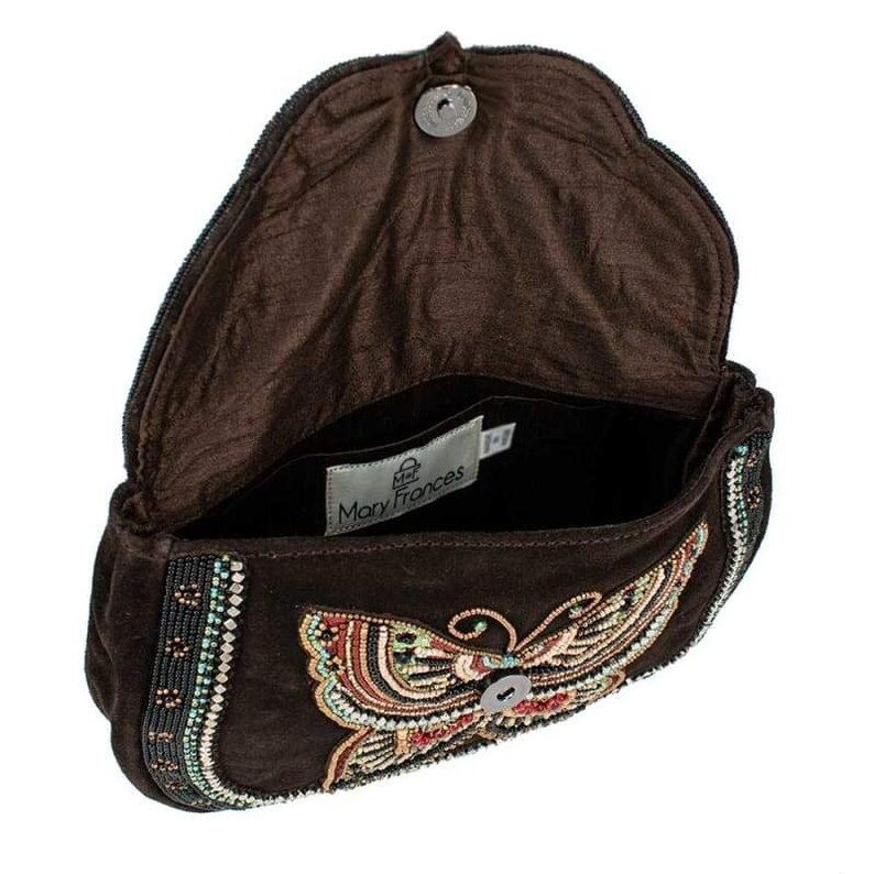 Mary Frances Flitter Suede Crossbody Handbag New With Tags - Etsy