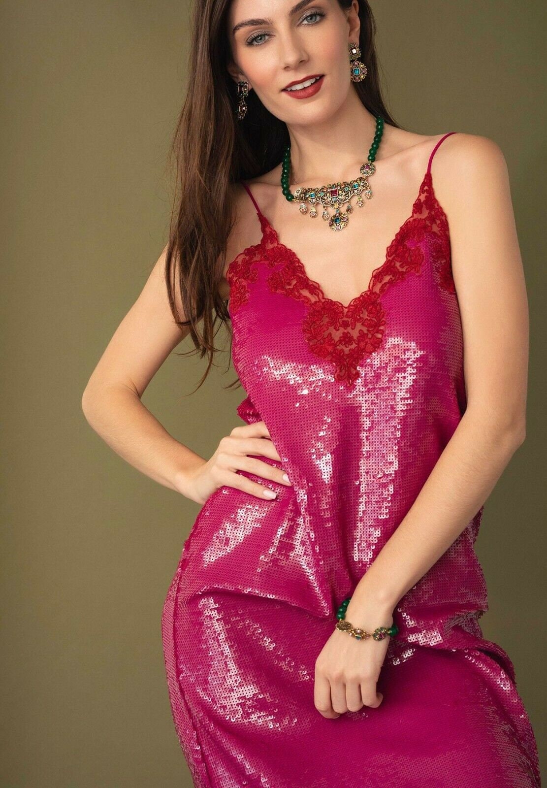 Heidi Daus Crown Collection Crystal Beaded Necklace - Etsy