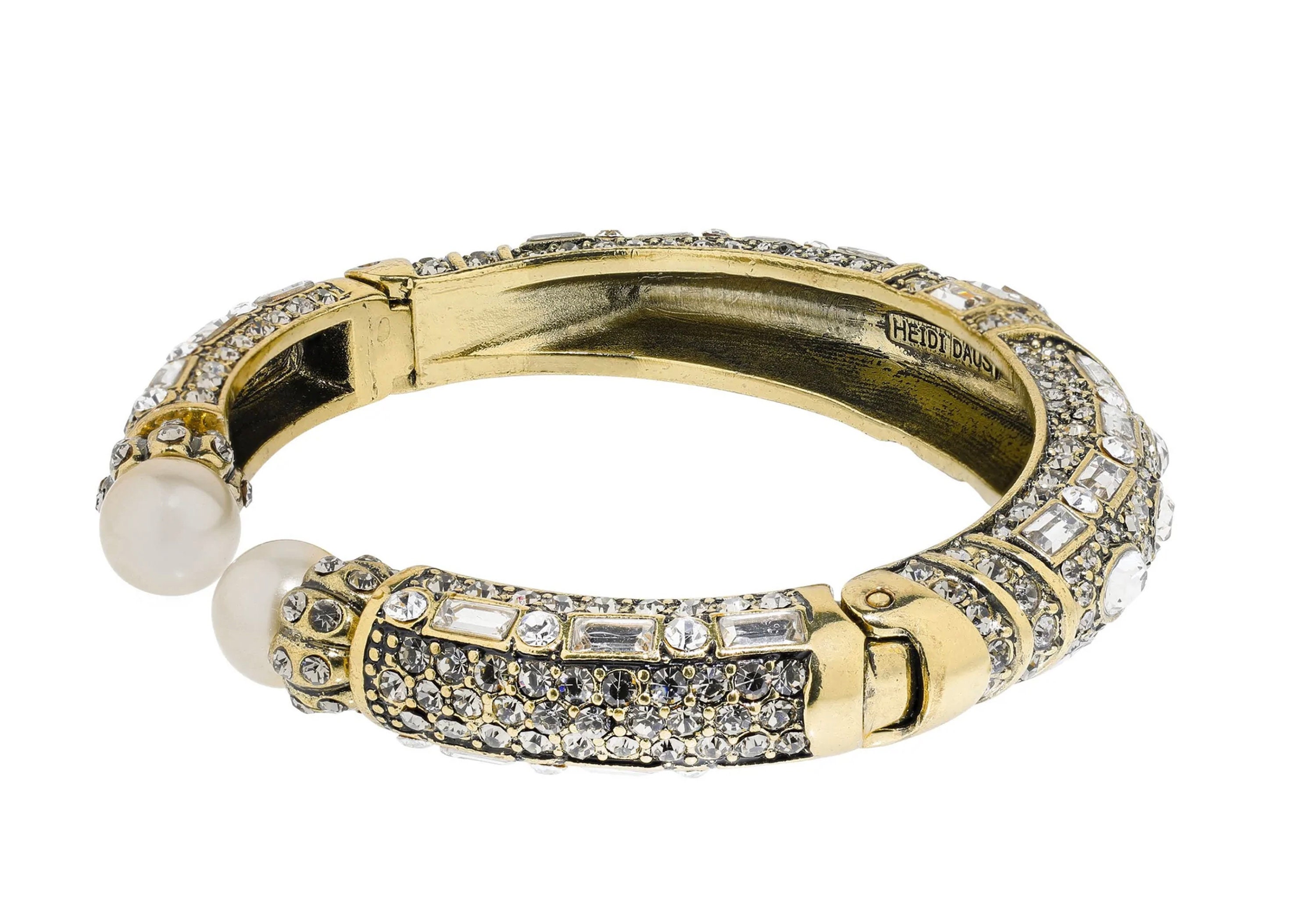 Heidi Daus Lavish Layers Beaded Crystal Pearl Cap Cuff - Etsy