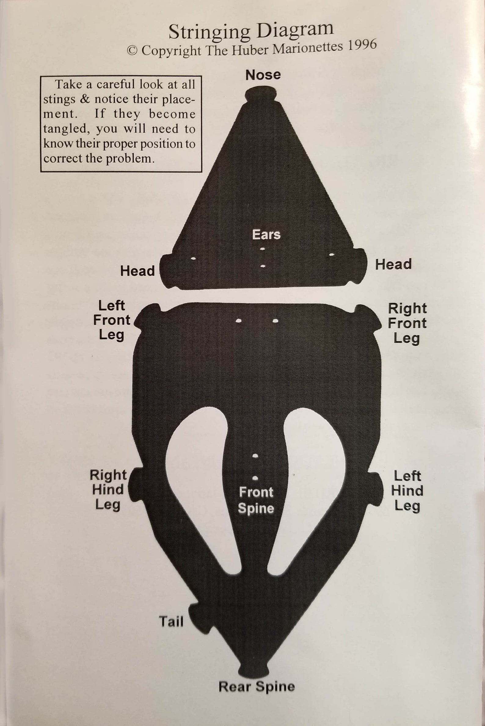 Puppy Marionette 11-string Limited Edition Puppet With - Etsy