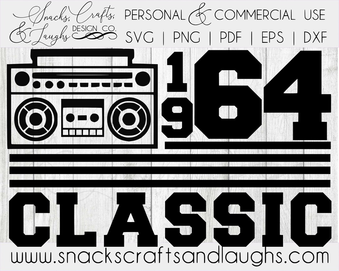 1964 Classic SVG Born in 1964 SVG 1964 Birthday SVG - Etsy