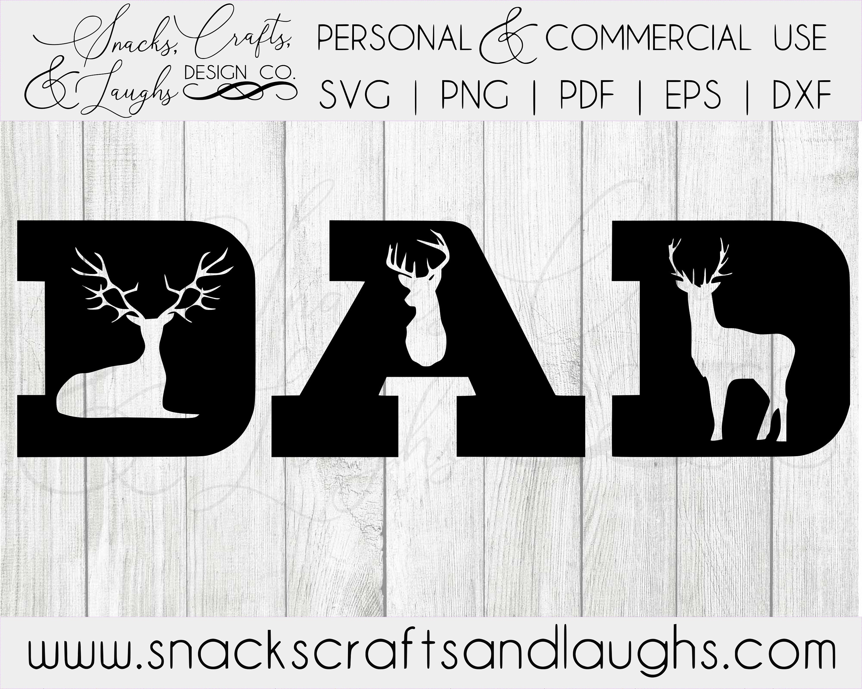 Dad Deer Hunting SVG Dad SVG Deer SVG | Etsy