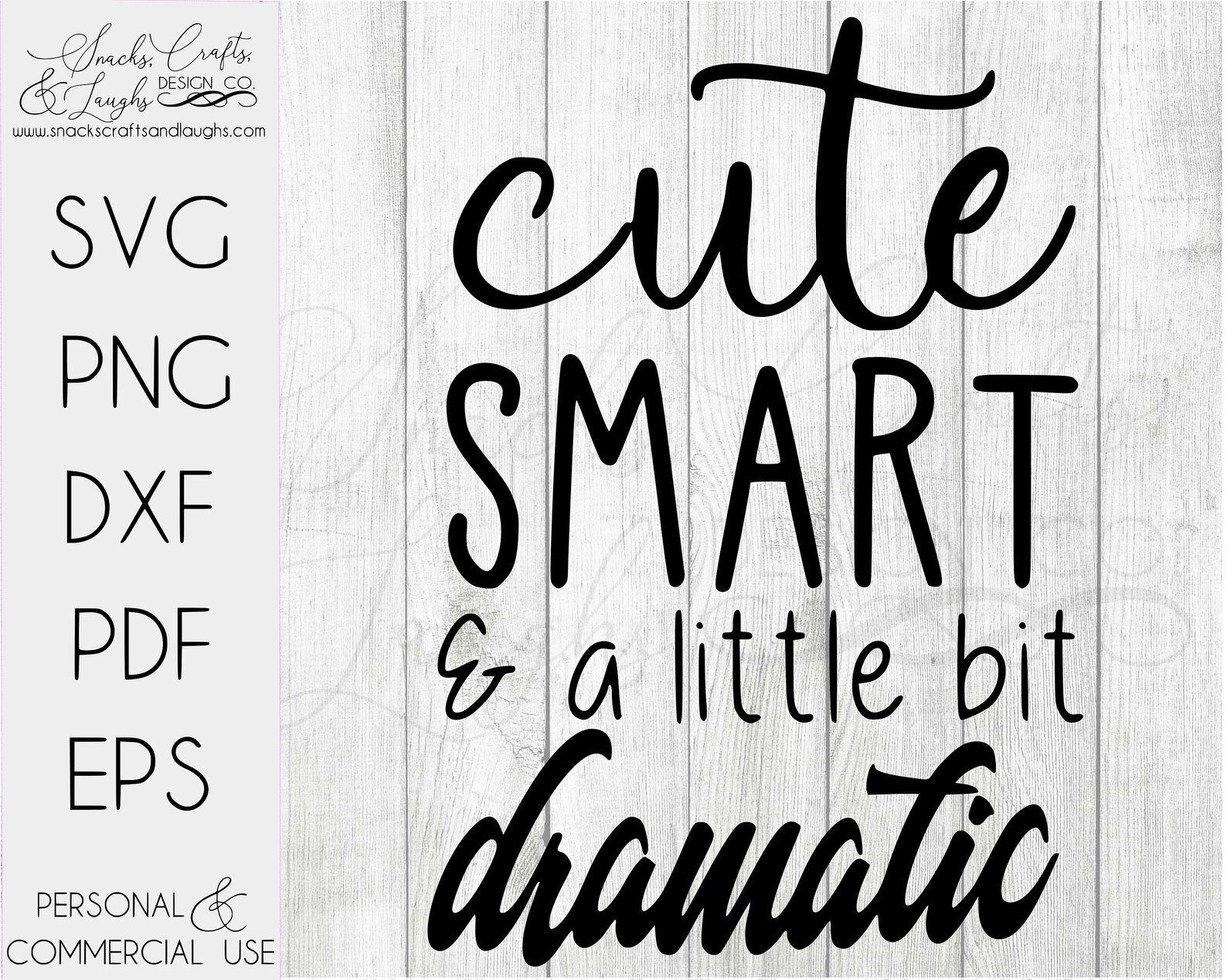 Cute Smart and a Little Bit Dramatic SVG Drama Queen SVG - Etsy