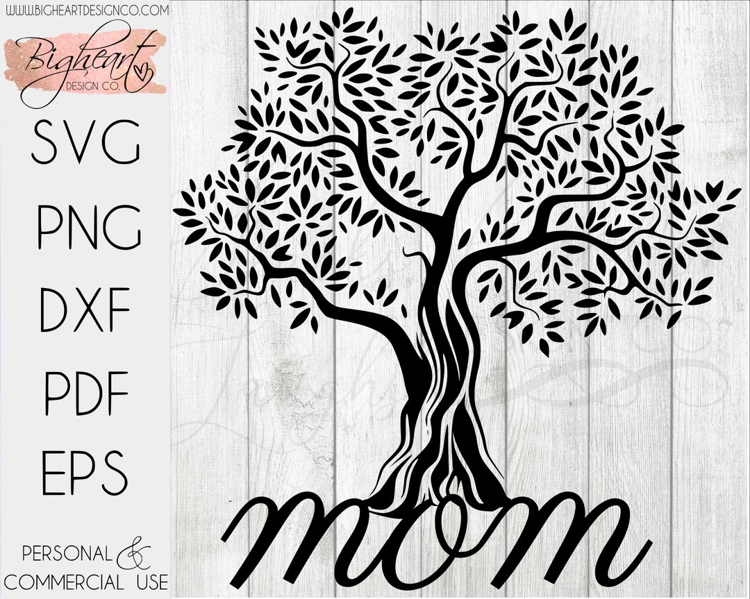 Tree of Life Mom SVG Root of the Family SVG Mom's Are the Tree of Life ...