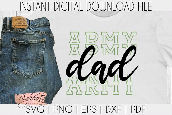 Army Dad SVG Army SVG Dad of Soldier SVG - Etsy