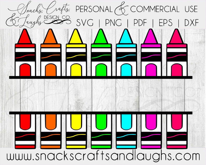 Crayon SVG Crayon Nameplate SVG Teacher Crayon Label SVG | Etsy