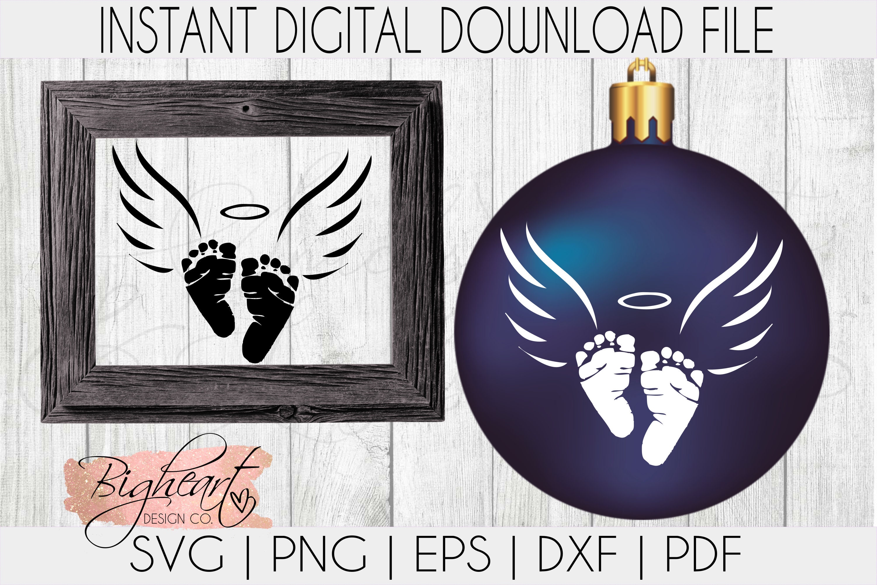 Pregnancy Loss SVG Infant or Baby Loss Memory Ornament SVG | Etsy