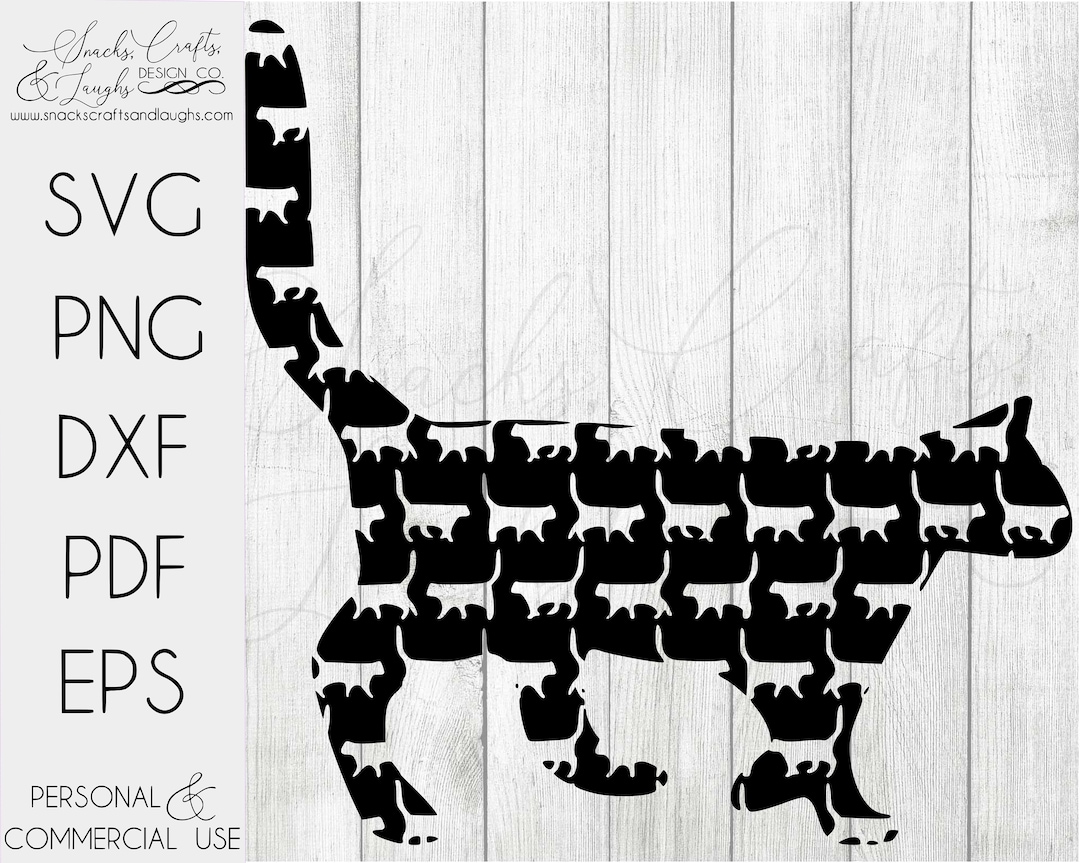Cute Kitty Cat Pattern SVG | Cat SVG | Kitty SVG - Etsy