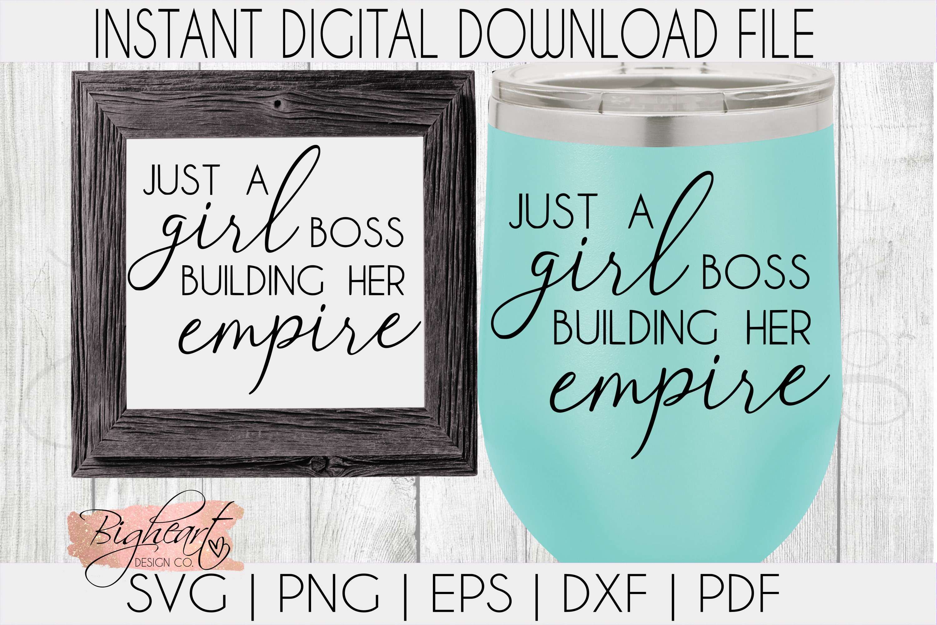 Just A Girl Boss Building Her Empire SVG Girl Boss SVG | Etsy