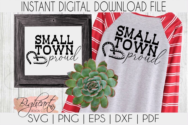 Small Town Proud SVG Small Town SVG Country SVG - Etsy