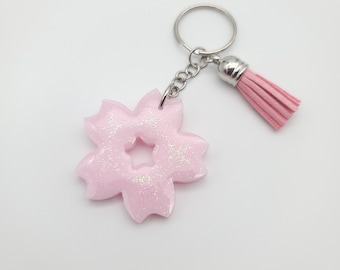 Sakura Cherry Blossom Keychain - Etsy