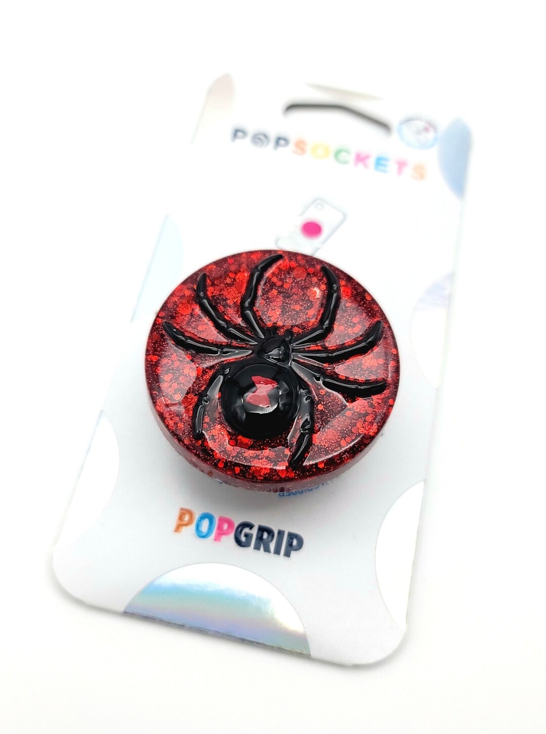 Deadly Black Widow Spider Resin Popsocket - Etsy
