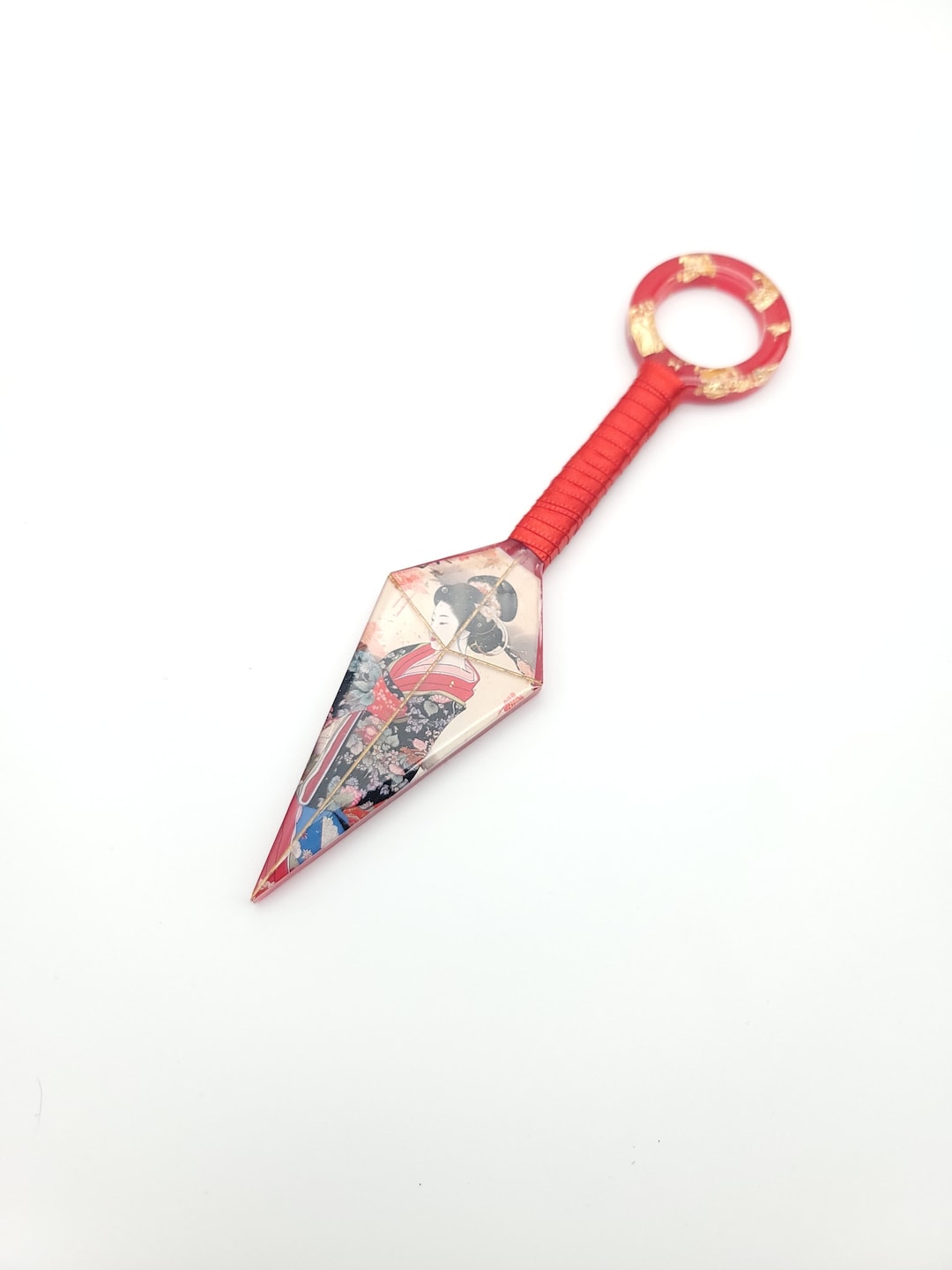Decorative Floral Resin Kunai, Floral Kunai, Cosplay Anime Kunai ...