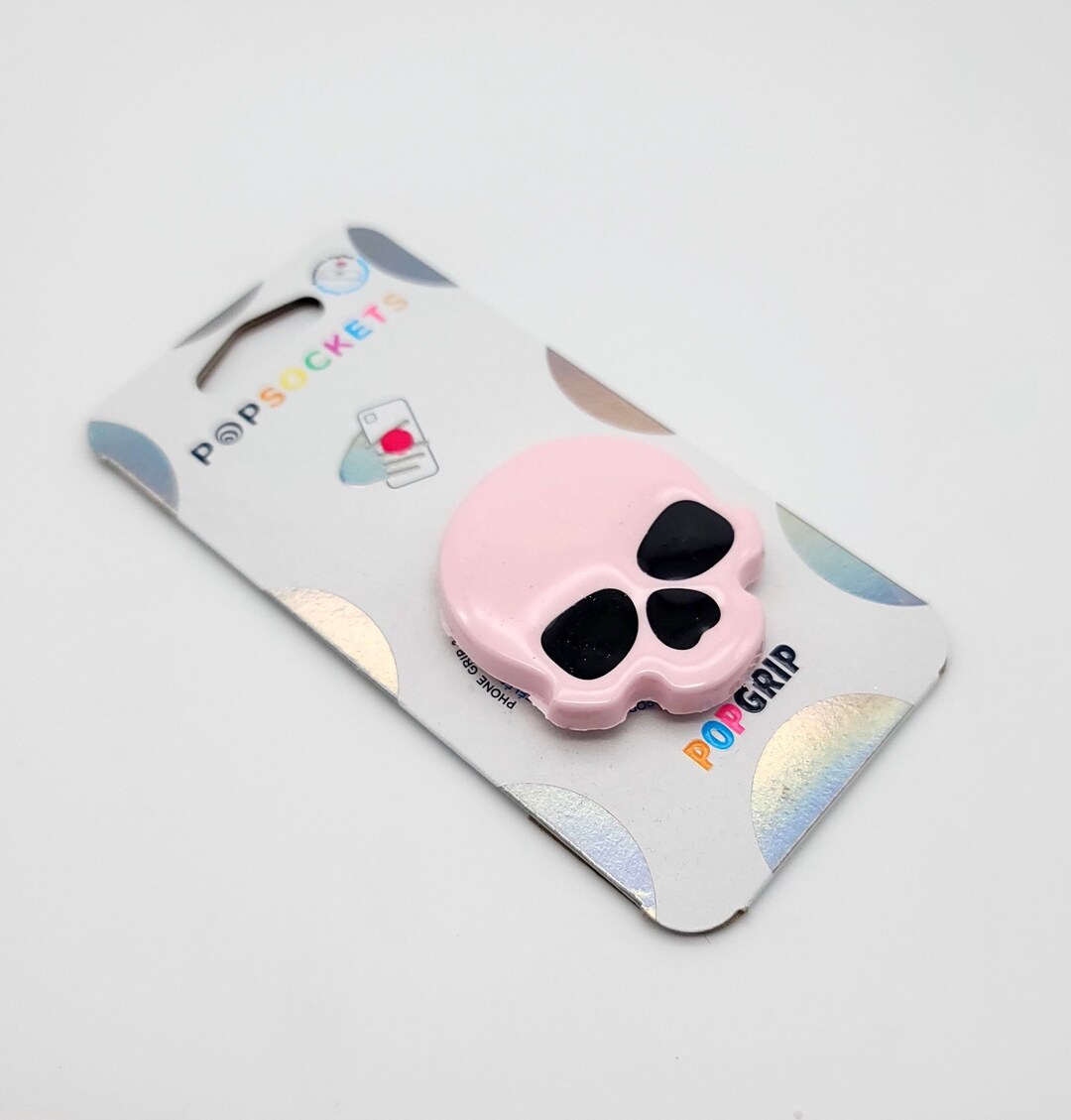 Adorable Handmade Resin Skull Phone Grip, Skull Popsocket , Kawaii ...