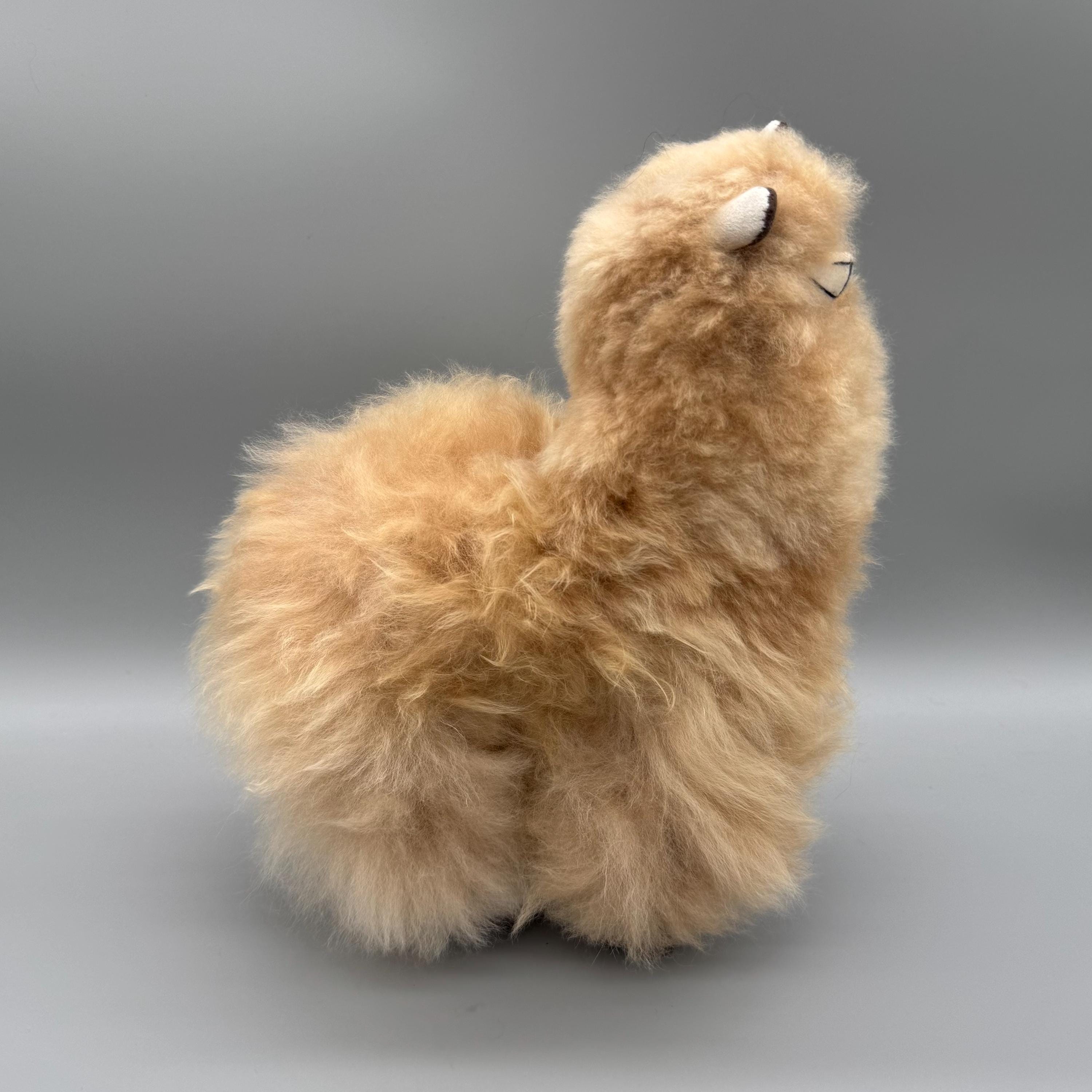 Handmade XXL Alpaca Plush Toy From Baby Alpaca Wool, Hypoallergenic ...