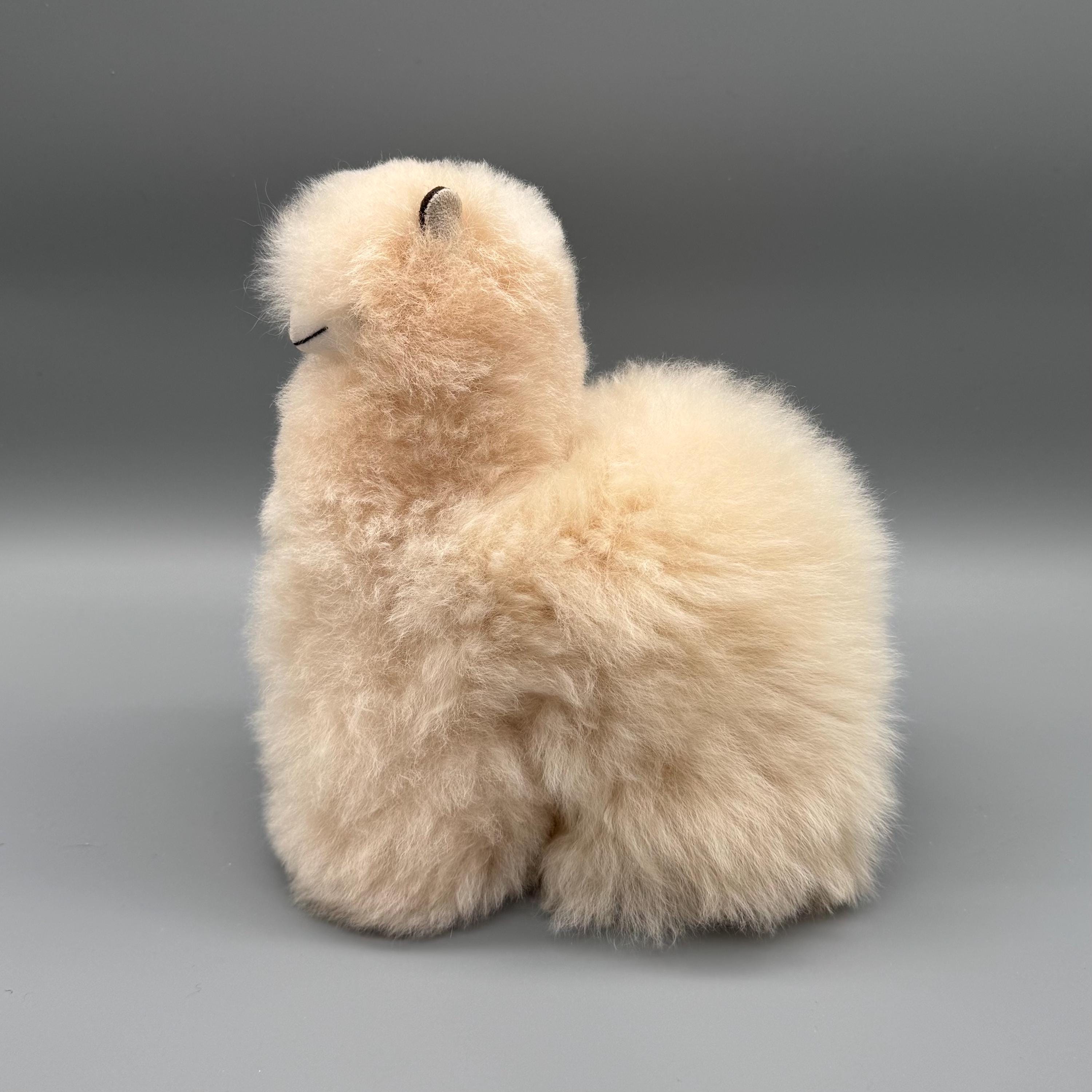 Alpaca Plush Toy Made From Baby Alpaca Wool - 20 Cm & Handcrafted From ...