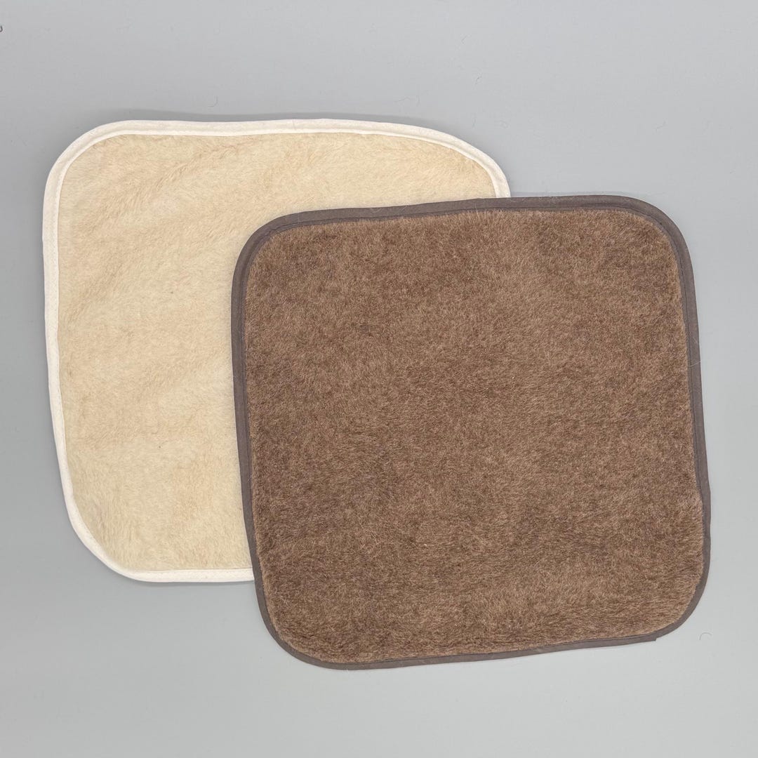 Luxurious Alpaca Fleece Seat Cushion 40x40 Cm - Soft and Insulating ...