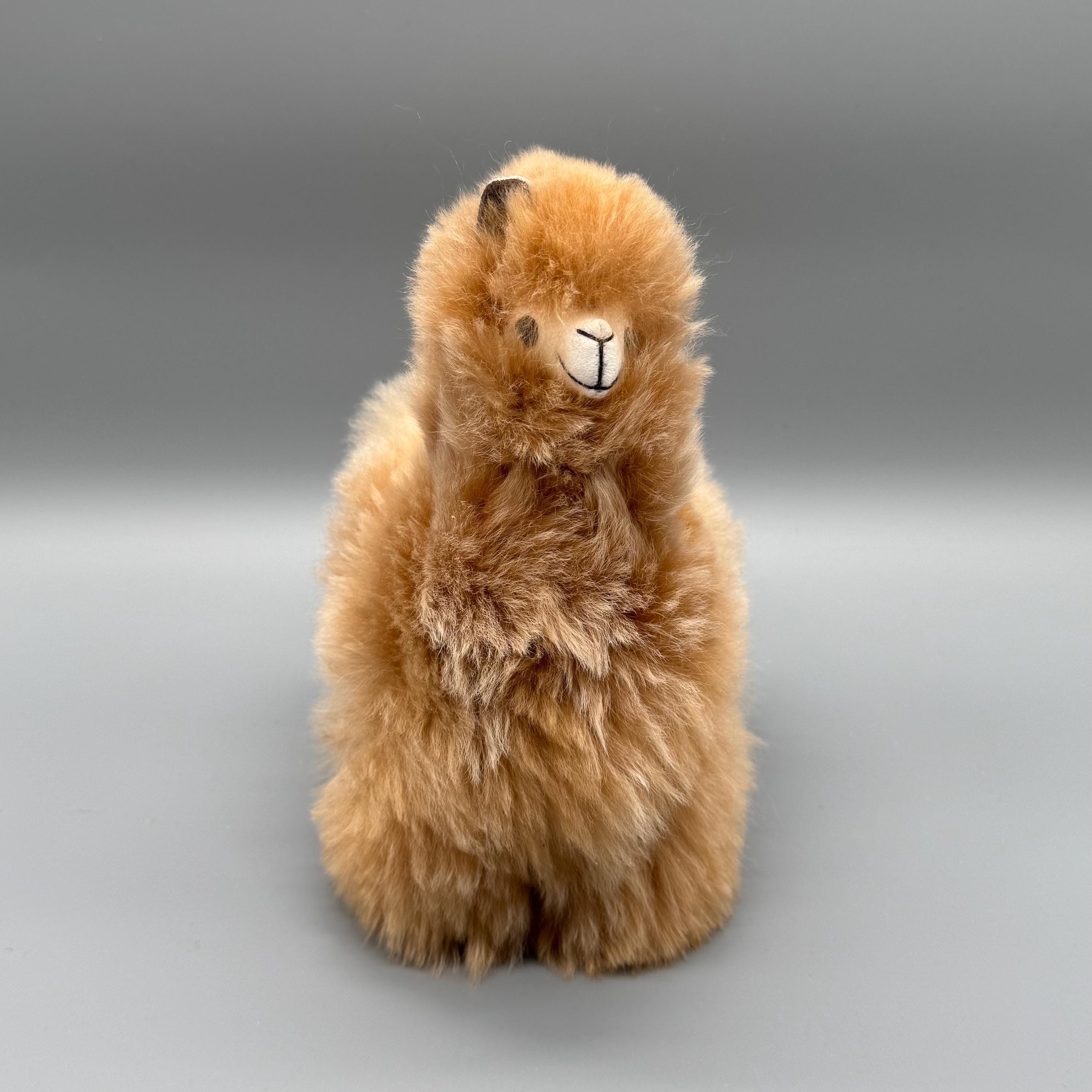 Alpaca Plush Toy Made From Baby Alpaca Wool - 20 Cm & Handcrafted From ...