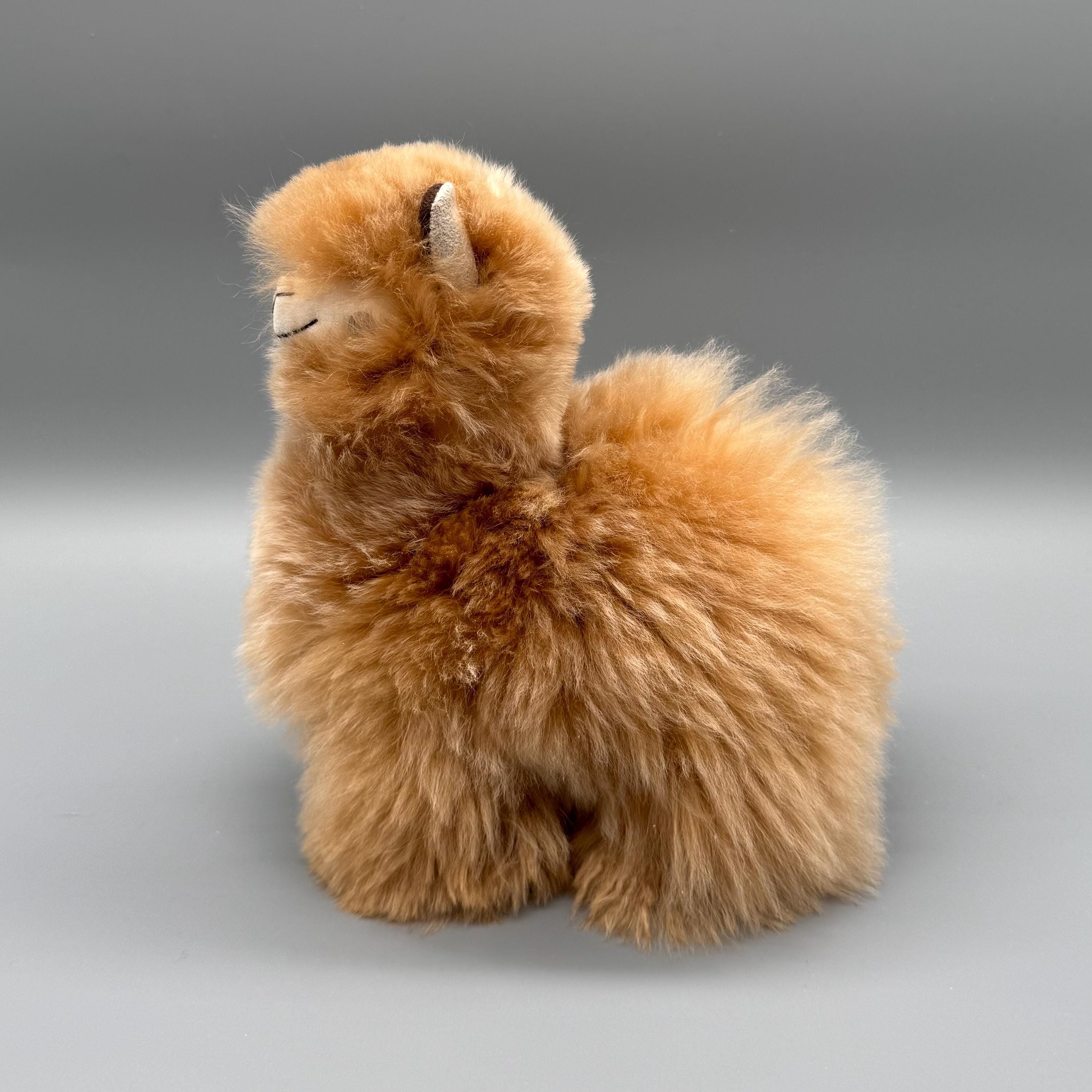 Alpaca Plush Toy Made From Baby Alpaca Wool - 20 Cm & Handcrafted From ...