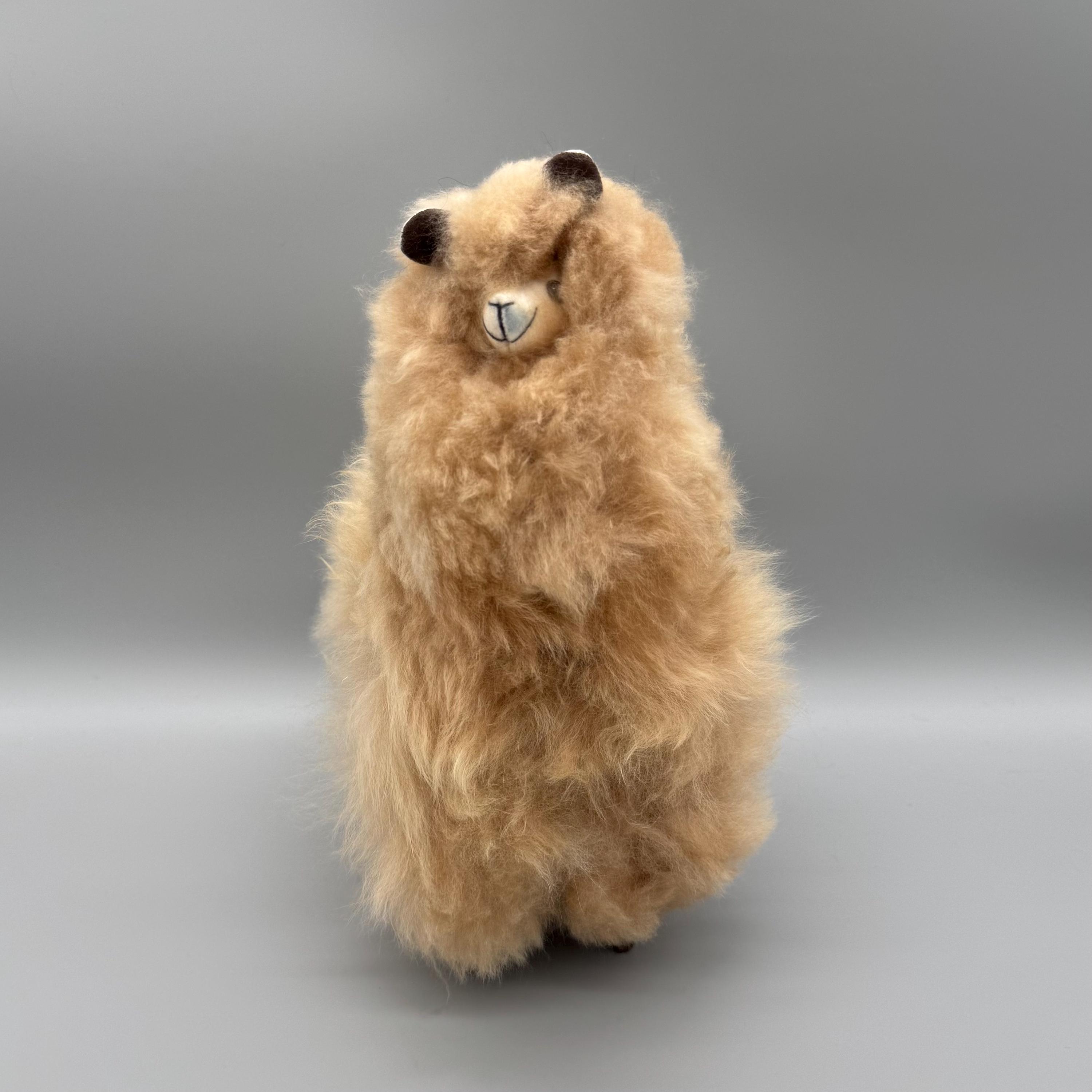 Handmade XXL Alpaca Plush Toy From Baby Alpaca Wool, Hypoallergenic ...