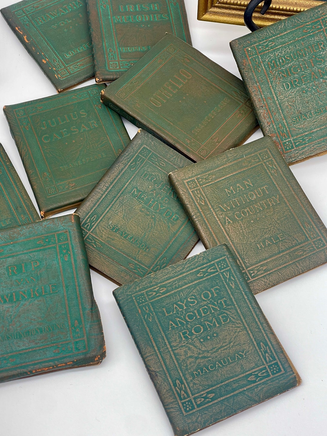 Antique Little Leather Library Corporation New York 1910's-1920's ...