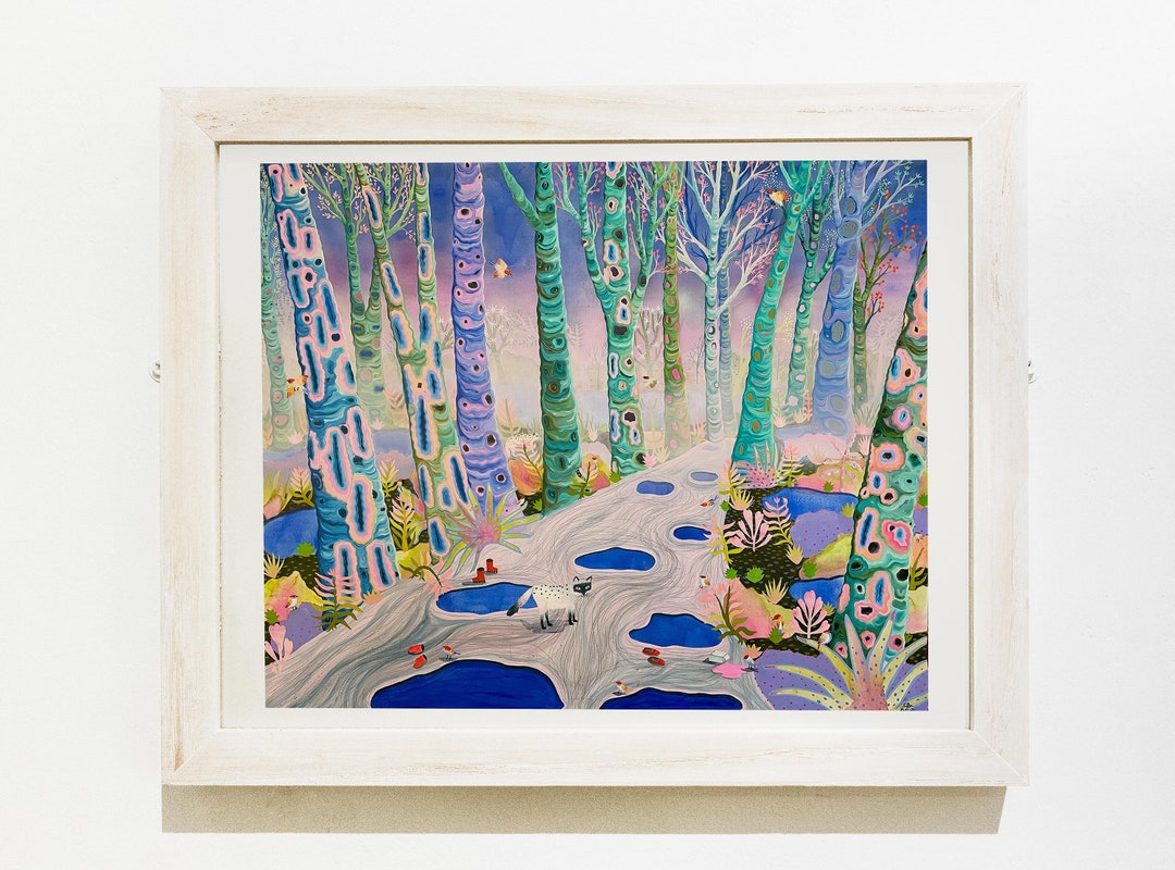 Print of the Painting Lupus in Fabula - Etsy