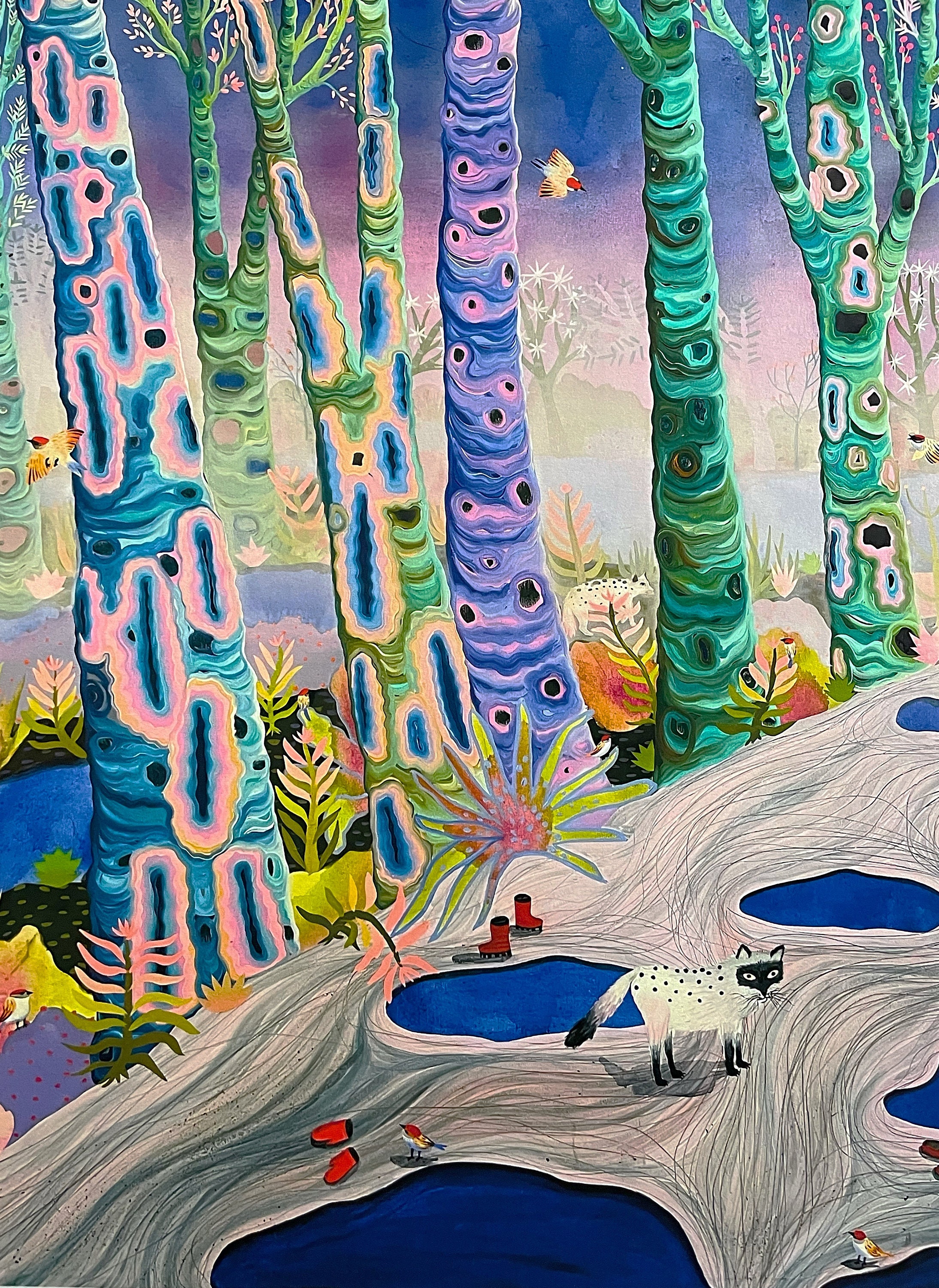 Print of the Painting Lupus in Fabula - Etsy