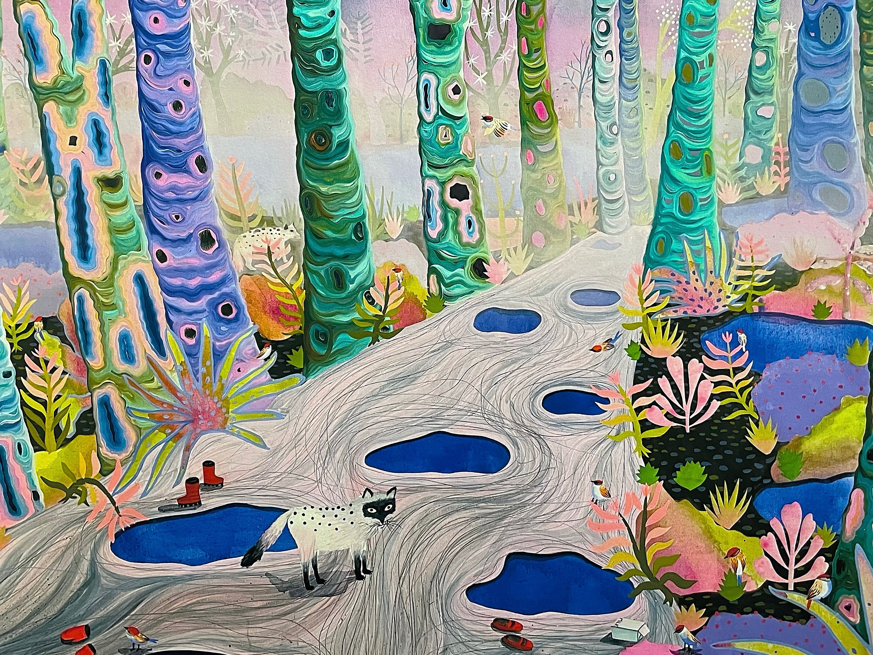 Print of the Painting Lupus in Fabula - Etsy