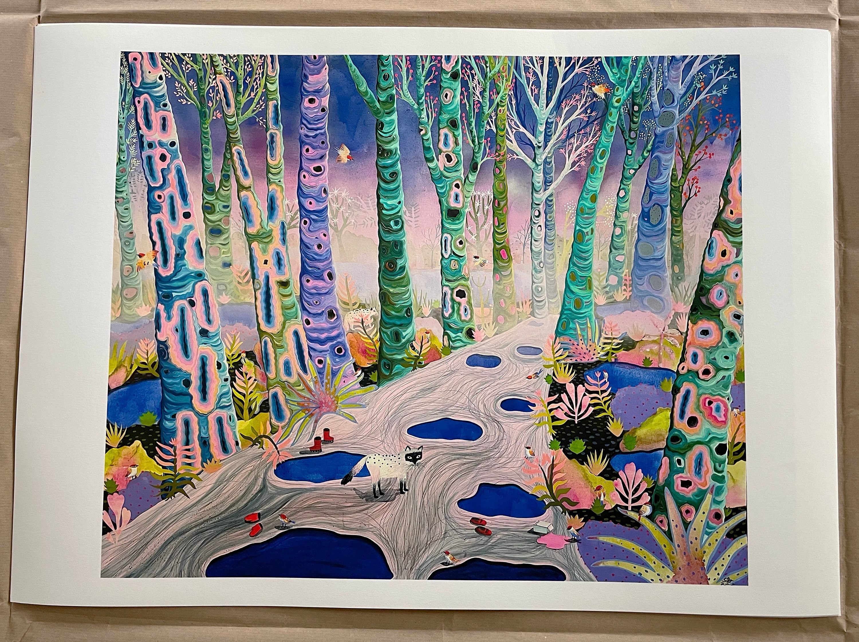 Print of the Painting Lupus in Fabula - Etsy