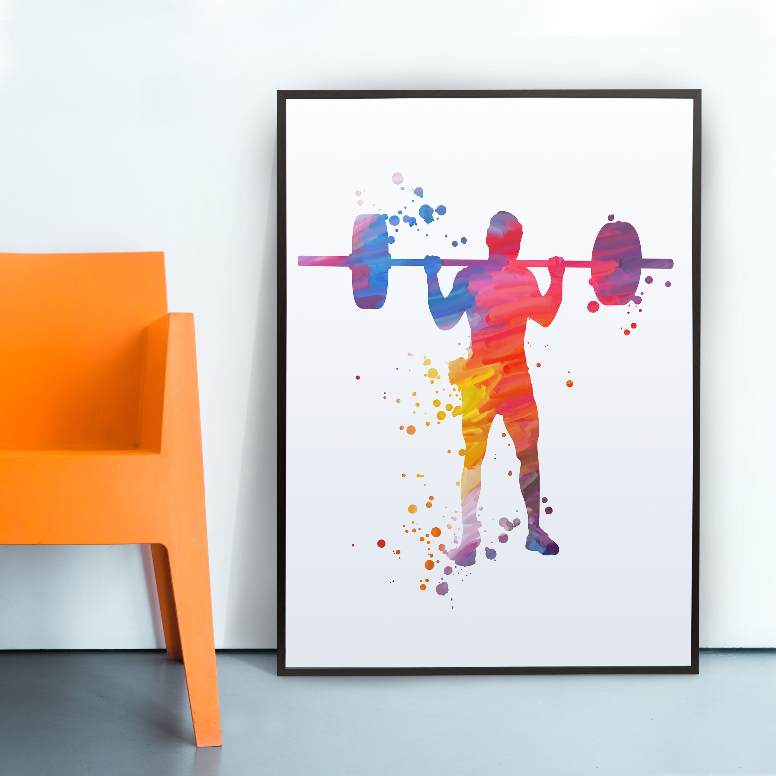 Deadlifter Poster Weightlifting Art Home Gym Art Print - Etsy