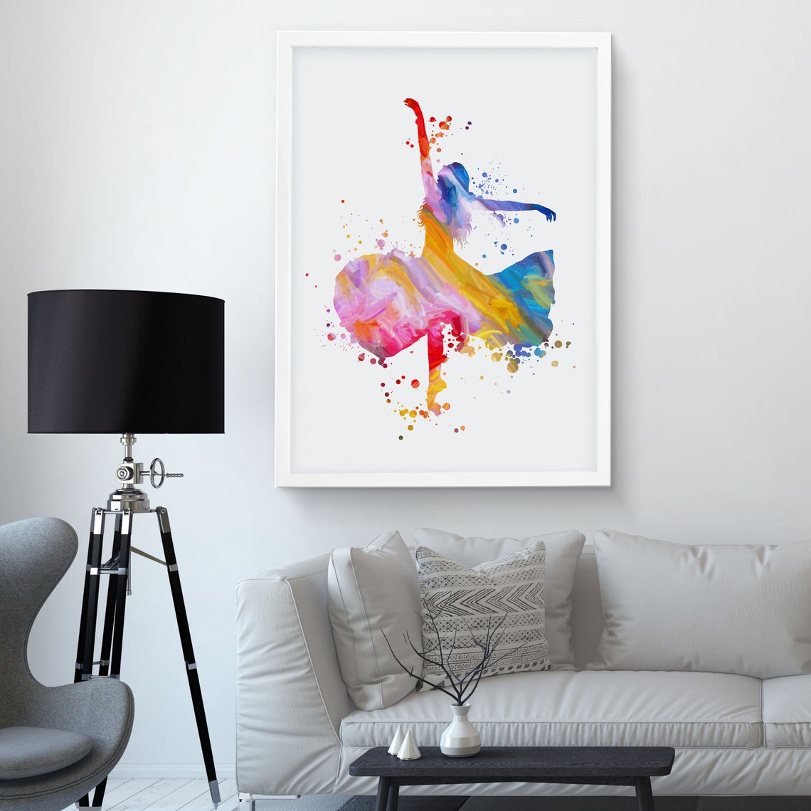 Dance Girl Print Dance Printable Wall Art Dance Studio - Etsy