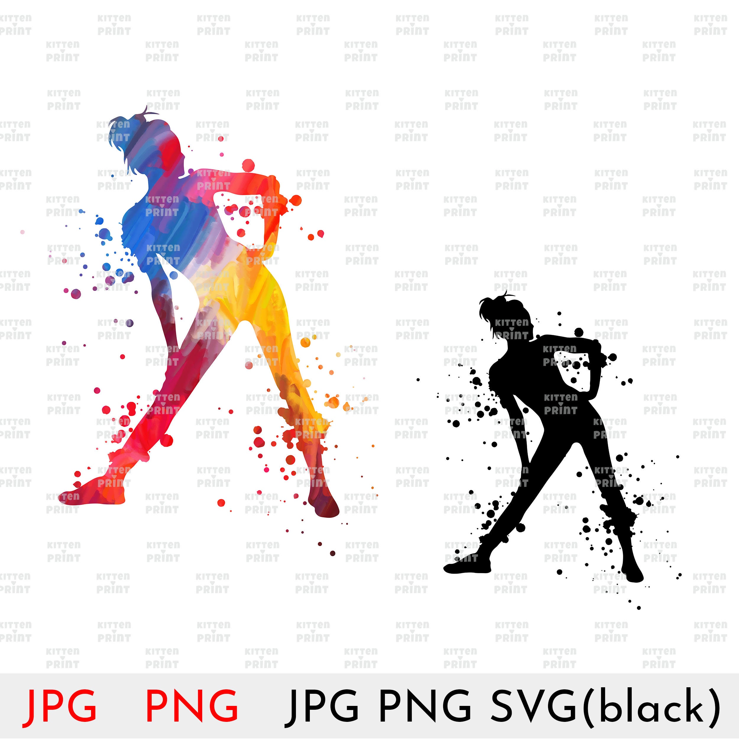 Fitness Girl Print, Sport Art Gift, Woman Exercise, Sports Wall Art ...