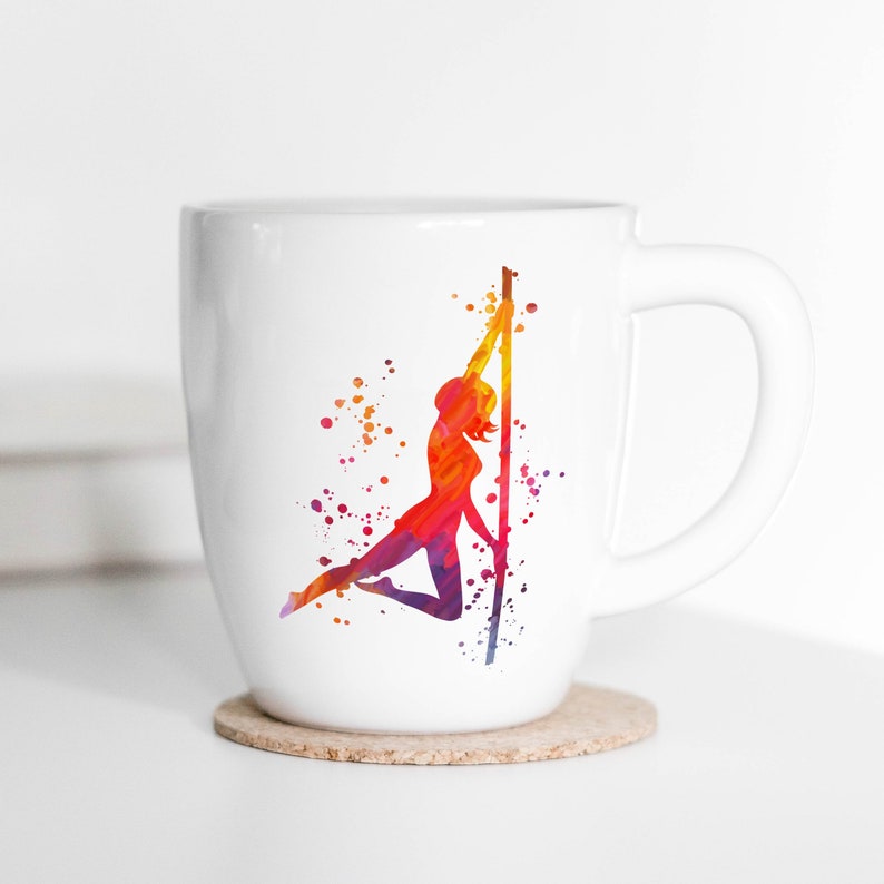 Pole Girl Art Print Dance Sport Art Pole Studio Decor Pole - Etsy