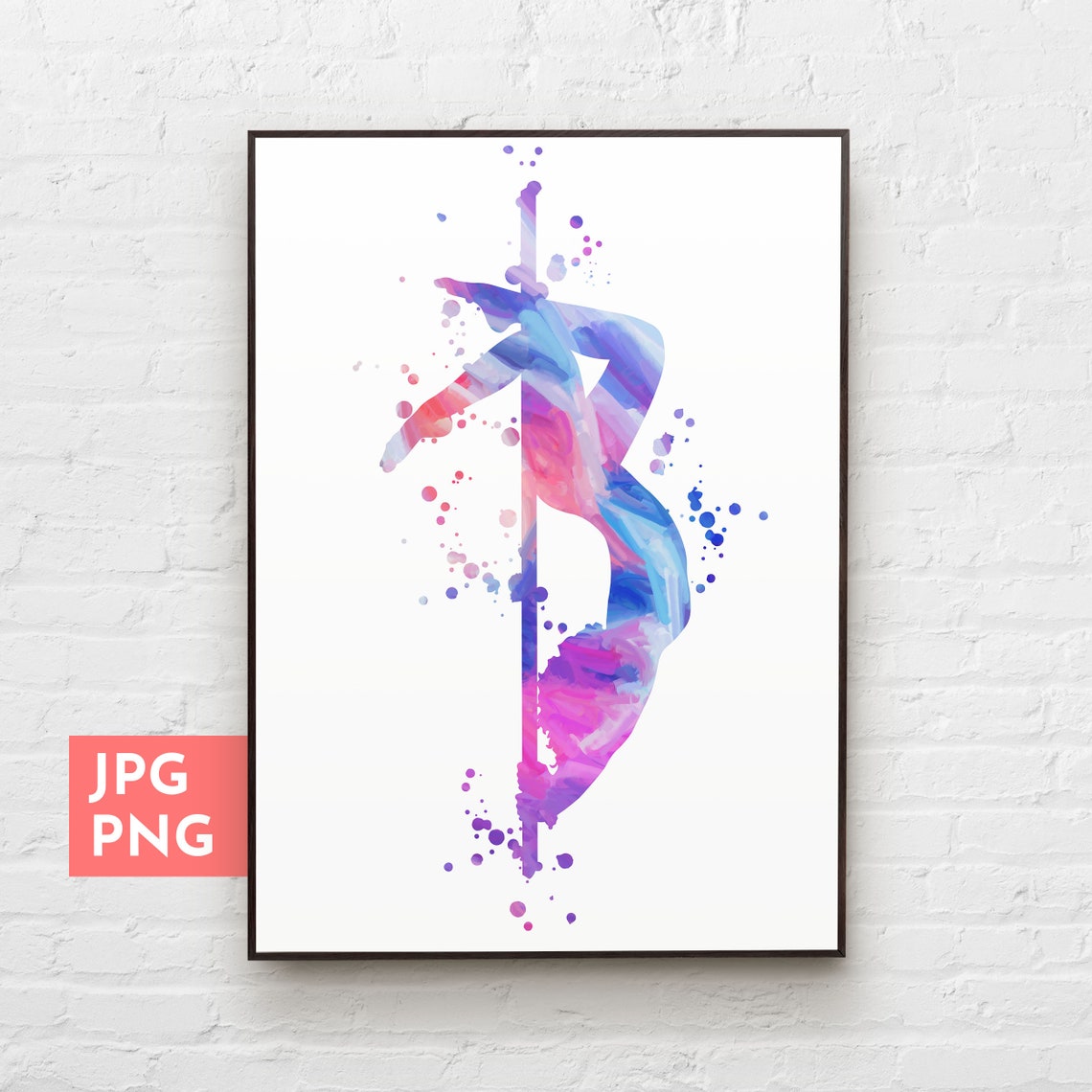 Pole Dance Print Pole Dancer PNG Pole Dancing Gift - Etsy