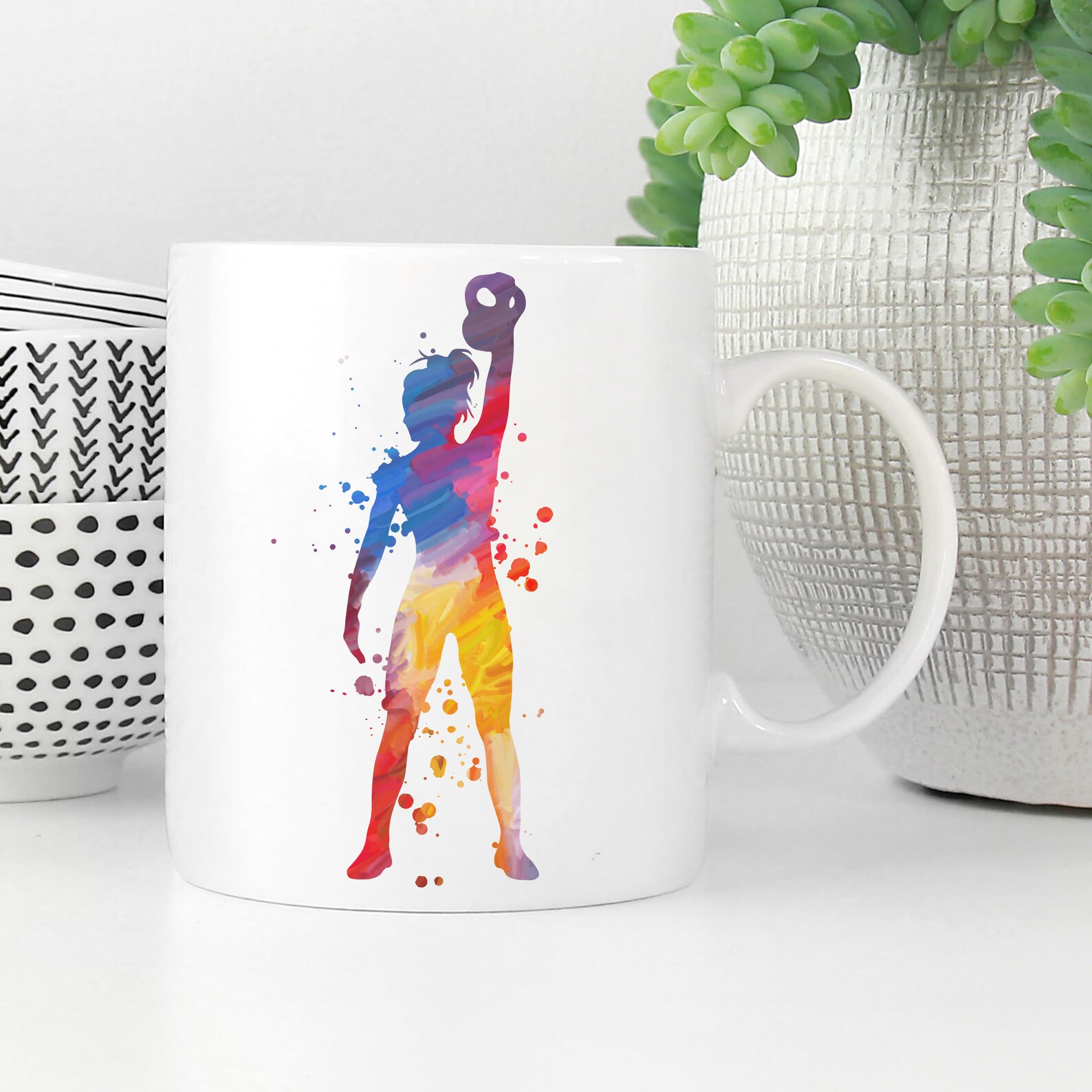 Kettlebell Art Workout Girl Print Gym Wall Art Sport Art | Etsy