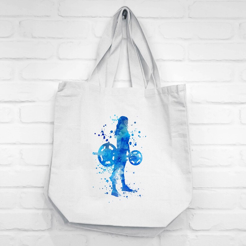 Workout Girl Print Barbell Art Weightlifting Art Gym Wall - Etsy