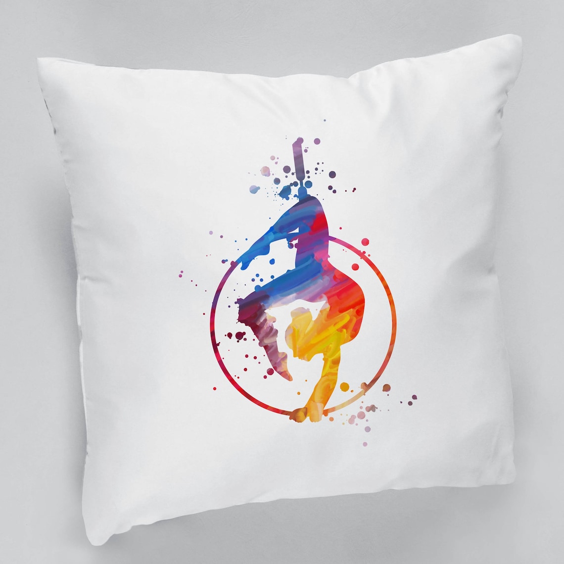 Aerial hoop print Lyra hoop art Aerial acrobat Dance studio | Etsy