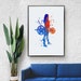 Workout Girl Print, Barbell Art, Woman Weightlifter, Powerlifting ...