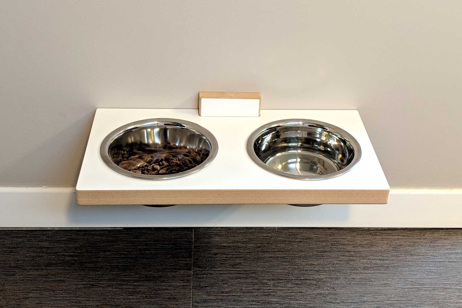 Chow Meow: Modern Elevated Cat Feeder - Etsy