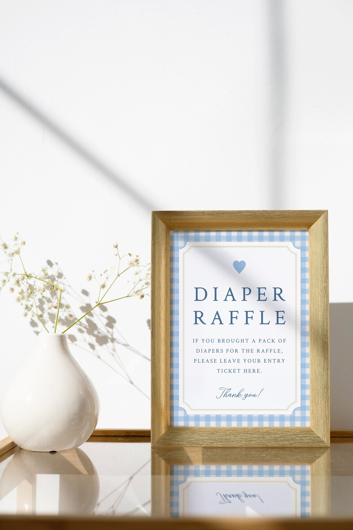 Diaper Raffle Sign Baby Shower Activity Diaper Raffle Kit for Baby Boy ...