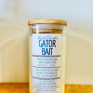 Gator Bait S'mores Scented Candle: New Orleans Marshmallow Petrichor - Etsy