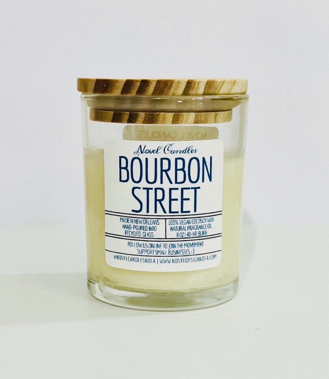 BOURBON STREET | Scented Candle | Clove Vanilla Patchouli Musk ...
