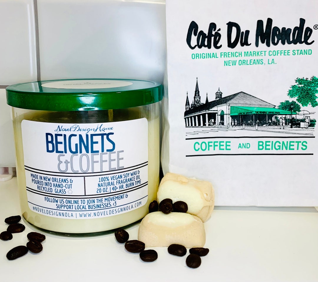 BEIGNETS & COFFEE Scented Candle Famous Cafe Dumonde Handmade in New ...