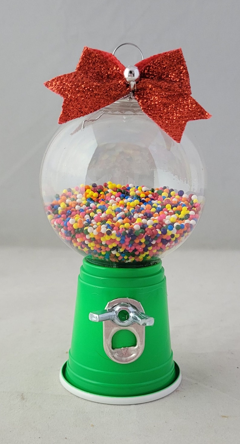 Gumball Machine Christmas Tree Ornaments - Etsy
